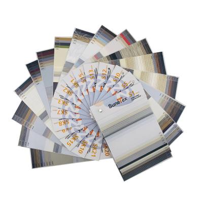 China Fireproof And Waterproof White Custom Zebra Fabric For Zebra Shade Blinds for sale