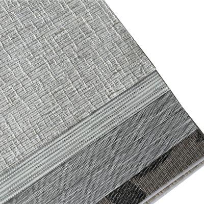China Jacquard 100% Polyester Motorized Roman Blinds System For Window Treatment for sale