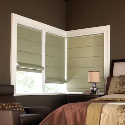 China OEM Roman Blinds Fabric Waterproof Office Roman Blinds Roller Shade With Bead Rope for sale
