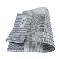 China 31% Polyester 69% PVC Solar Zebra Roller Blinds Sunscreen Fabric Semi Blackout for sale