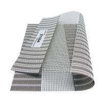 China Smart Control 3m Width Electric Double Blackout Roller Blinds Zebra Fabric Motorized for sale