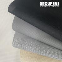 China Plain Weave Polyester Sunscreen Fabric PVC Coated For Solar Shade for sale