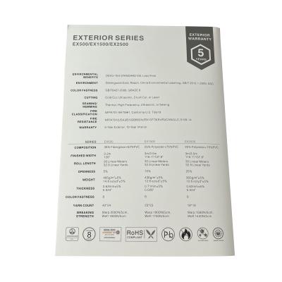 China Sunscreen Roller Blind Plain Weave Fiberglass PVC Coated Screen Fabric for Roller Blinds with 3% Openness for sale