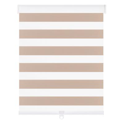 China Horizontal 100% Polyester Jacquard Blackout Zebra Blinds Fabric Curtains For Roller Shades for sale