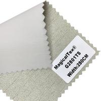 China Grey Waterproof Blackout Roller Blinds Fabric Polyester Shades for Roll Up Curtain Block out for sale