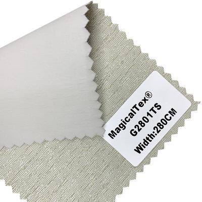 China Grey Waterproof Blackout Roller Blinds Fabric Polyester Shades for Roll Up Curtain Block out for sale