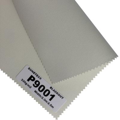 China Double Face Color Glue Roller Blinds Fabrics 100% Polyester for sale