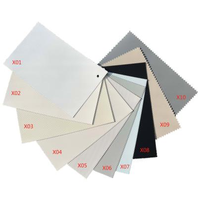 China 1 Ply Motorized Blinds PVC Polyester 40% Fiberglass Blackout Fabric 100m/R 320g/M2 for sale