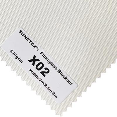 China Persianas Y Cortinas 0% Openness Fiberglass Blackout Roller Fabrics 3m Width for sale