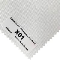 China Sunetex Motorized Vertical Fiberglass Blackout Blind Fabric OEKO-TEX Oilproof for sale