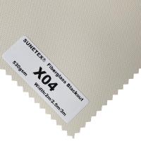 China 10cm Vertical Blinds 300gsm Awning 1.8m Blackout Vinyl 75mm Window Cover Fabric for sale