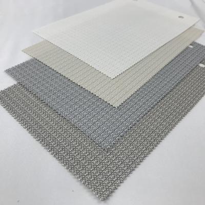 China 30% Polyester 70% Pvc Coated Window Sunscreen Roller Blind Fabric Openness 5% for sale