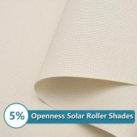 China 5% Openness PVC Coated Polyester Sunscreen Roller Blind Fabric For Window Decor for sale