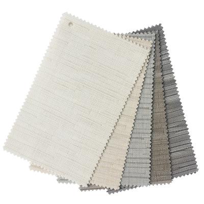 China Polyester Sunscreen Roller Blinds Fabric For Fireproof 10% Openness Solar Shade for sale