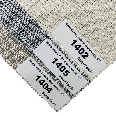 China Blinding Fiberglass Pvc Sunscreen Roller Fabric Waterproof for Garden Roof for sale