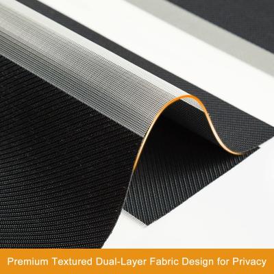 China Premium Roller Shades Semi Blackout Sunscreen Zebra Blinds Fabric For Home for sale