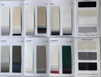 China Waterproof Sunscreen Fabric 1% Openness Textile Outdoor Sunscreen Fabric for Window for sale