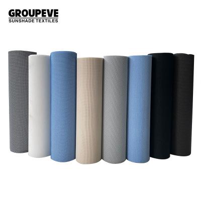 China Sun Protection C4 Series Polyester Sunscreen Fabrics For Roller Blinds for sale