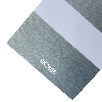 China 100% Polyester Builtin Blinds Between Glass Blackout Sheer Roll Up Blinds Fabrics For Home for sale