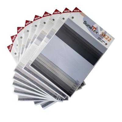 China 8 Grade 100% Polyester Silky Soft Blackout Blinds Shades Zebra Blinds Fabric for sale