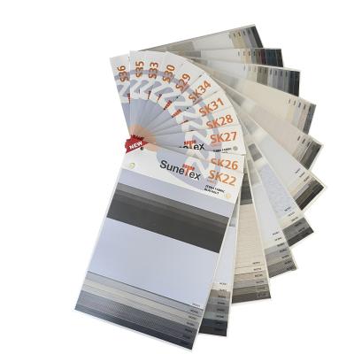 China 100% Polyester Plain Zebra Shades Roller Blind Fabric For Home Office Window for sale