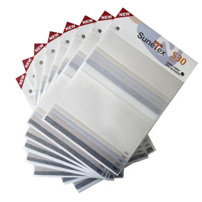 China Window Blind Curtain Double Zebra Blinds Fabric 100% Polyester for sale
