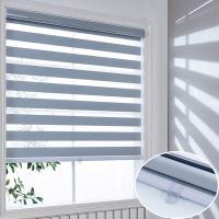 China Double Vision Polyester Zebra Combi Blinds Blackout Fabric For Solar Screen for sale