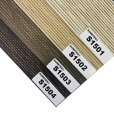 China 100% Polyester Blackout Waterproof Zebra Blinds Fabric Popular Zebra Roller Fabric for sale