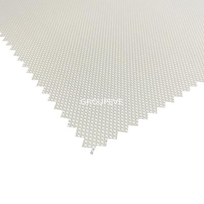 China 1% Openness Of Sunscreen Solar Fabric For Window Blinds Fireproof Mesh Plain Polyester Fabric for sale