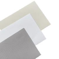 China 100% Polyester White Coated Blackout Roller Blinds Fabrics Fireproof For Window for sale