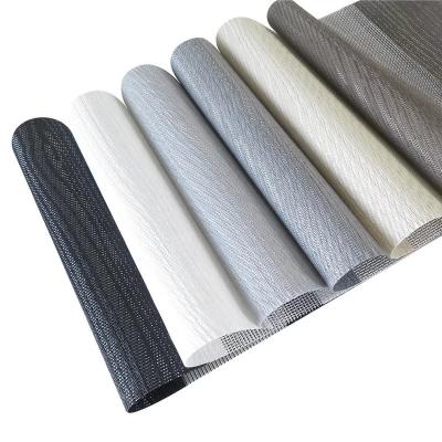 China Double Window Room Zebra Blackout Roller Sun Shades Electric Zebra Blinds Fabric for sale