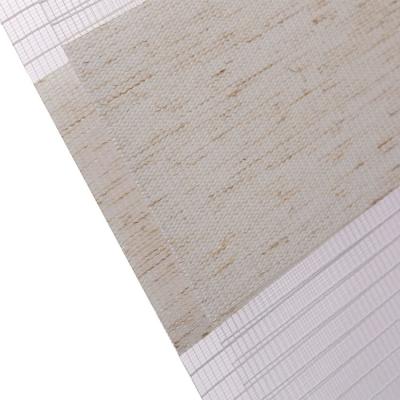China 100% Polyester Outlet Roller Blind Zebra Fabric with Wooden Pattern for sale