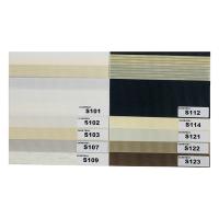 China Indoor Black Persiana 100 Blackout Rollers Shades Zebra Blinds Fabric With Cord Tracks for sale