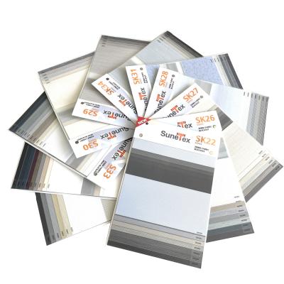 China 100% Polyester Zebra Blind Fabric Roll 50 M/Roll For Roll Up Curtain for sale