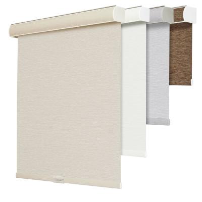 China Venetian 100% Polyester Roller Blinds Fabric Solar Shades For Home Sunshade for sale