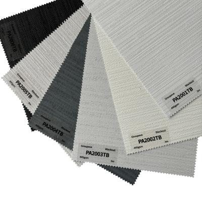 China 100% Polyester White Coating Plain Pattern Polyester Roller Blinds Fabrics For Window for sale