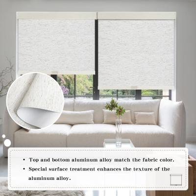 China Roller Blinds Blackout Fabric PVC Vinyl Fiberglass Roller Blinds Blackout Fabric for sale