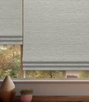 China Polyester Full Shading Pull Beads Roman Blinds Mechanism Roman Blinds Fabric for sale