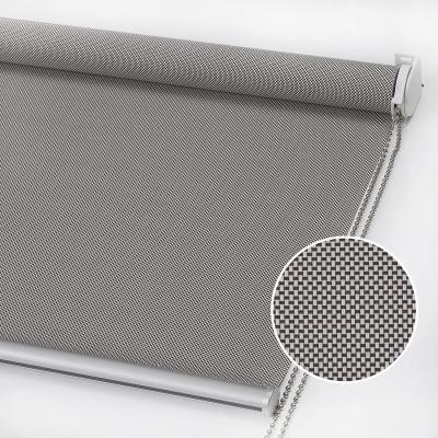 China 5% OpeWaterproof Solar Rollladen Sun Shade Fabric Pattern Roll 0% Openness Sunscreen Blind Fabrics for Office for sale