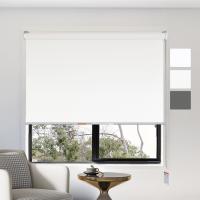 China Fire Flame Retardant Roller Blinds Fabric Polyester Plain Blackout Roller Blind Fireproof Fabric For Office for sale