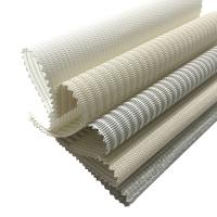China Factor High Quality Openness 8% Color Collection Singapore Solid Blackout Curtains Jacquard Sunscreen Blind Fabric for sale