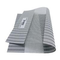 China Light Filtering Roller Shades With Good Flatness Zebra Blinds Fabric for sale