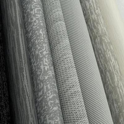 China High Draping 380GSM 3M Width Jacquard Sunshade Blackout Roller Blinds Fabric for Home and Office for sale