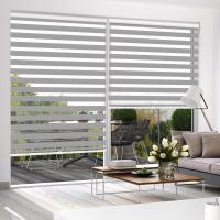 China Luxury Korean Zebra Blinds Fabric with 50mm Sheer&Repeat Size Grade 7-8 Color Fastness and 0% Hazardous Substances for sale