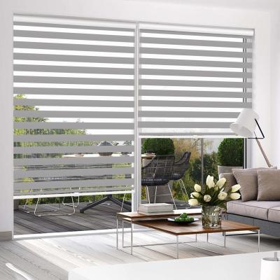 China Luxury Korean Zebra Blinds Fabric with 50mm Sheer&Repeat Size Grade 7-8 Color Fastness and 0% Hazardous Substances for sale