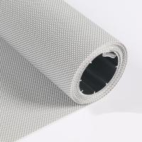 China Transparent 430GSM PVC Sunscreen Fabric Roller Blinds with 2/2.5/3m Width for Outdoor Shade for sale