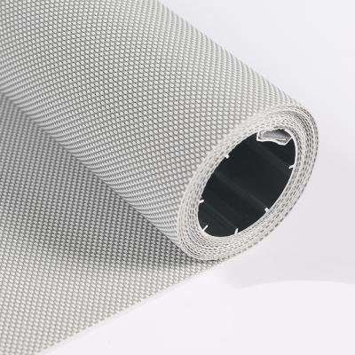China Transparent 430GSM PVC Sunscreen Fabric Roller Blinds with 2/2.5/3m Width for Outdoor Shade for sale