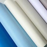 China 340GSM Blackout Roller Shade Fabric for French Window with Upper Open Mechanism for sale