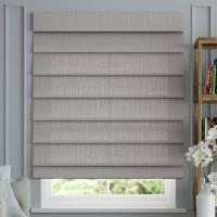 China 100% Polyester Blackout White Coating Roman Shades Fabrics For Modern Home Decor for sale