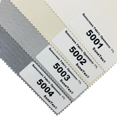 China Popular Style 1% Openness Solar Screen Blinds Fabrics for Custom Window Shades for sale